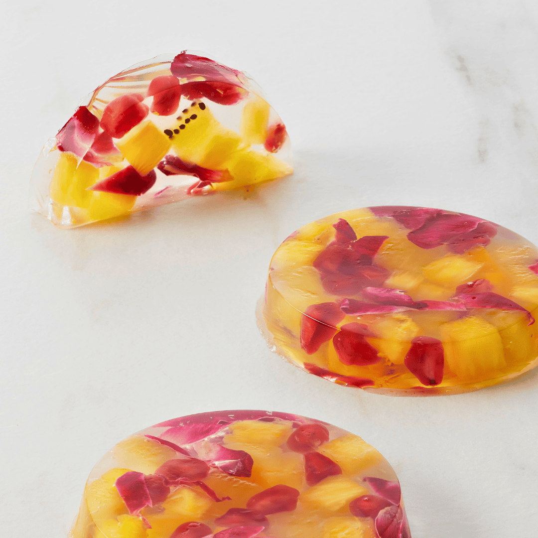 Fruit, Rose, and Orange Blossom Water Aspic - Sosa